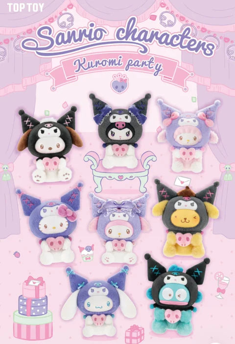 Sanrio Characters Kuromi Party Keychain Series Plush Blind Box – TOPTO ...