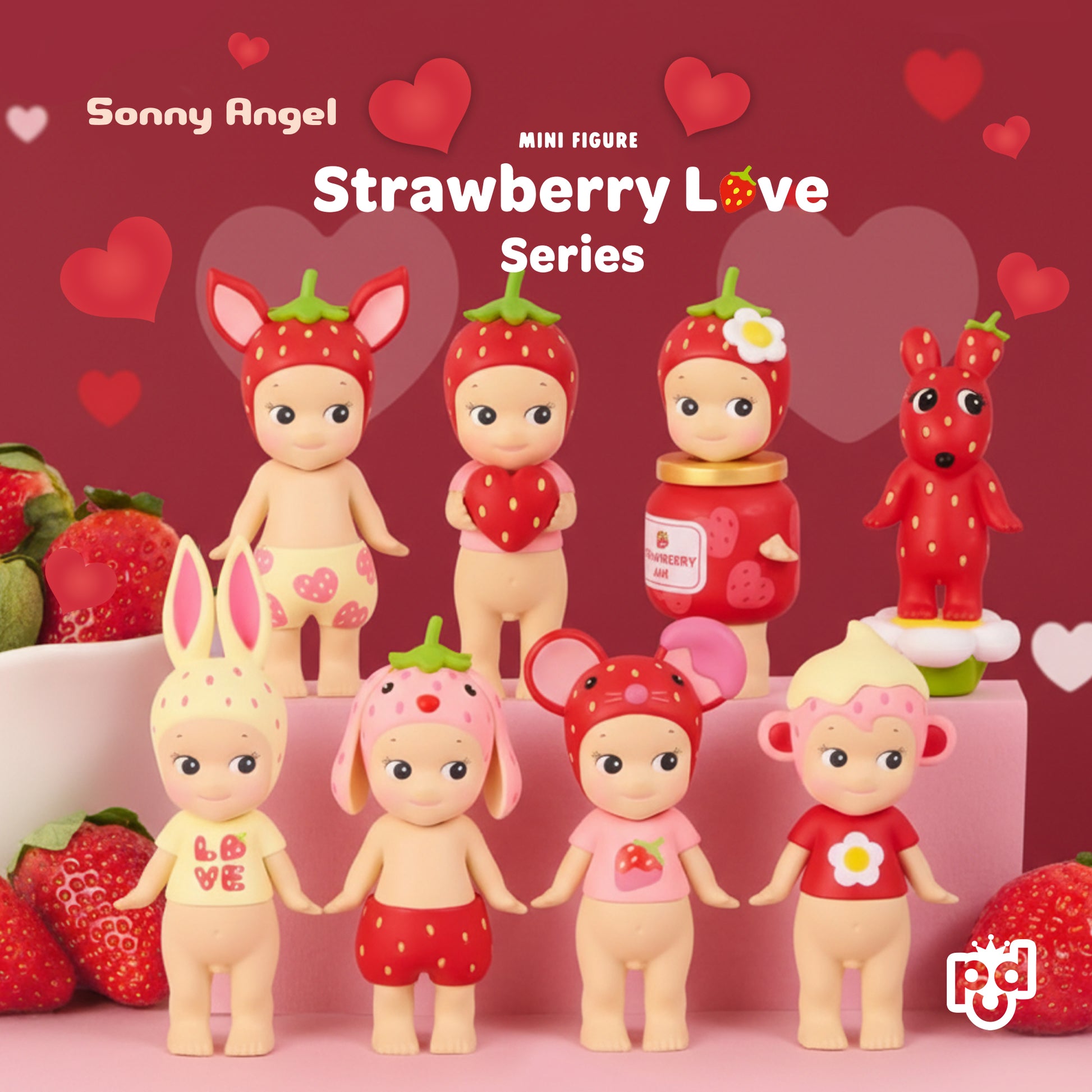 Sonny Angel Strawberry Love Series Mini Figures – POP CULTURE DEPOT