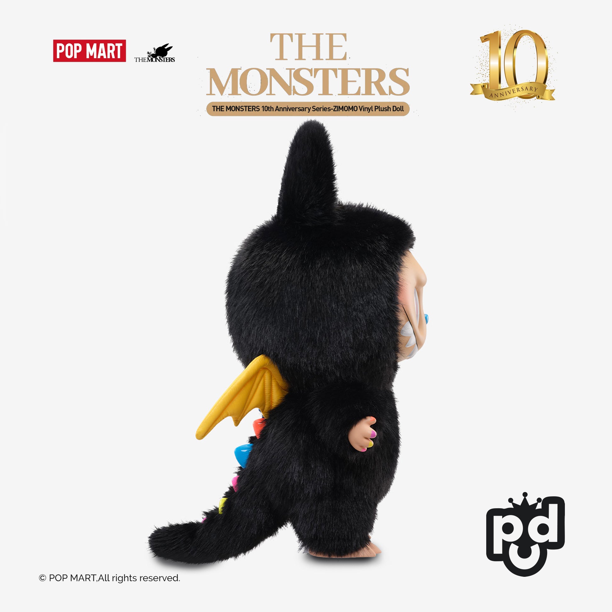 THE MONSTERS 10th Anniversary Series-ZIMOMO Vinyl Plush Doll (Pre-Orde ...