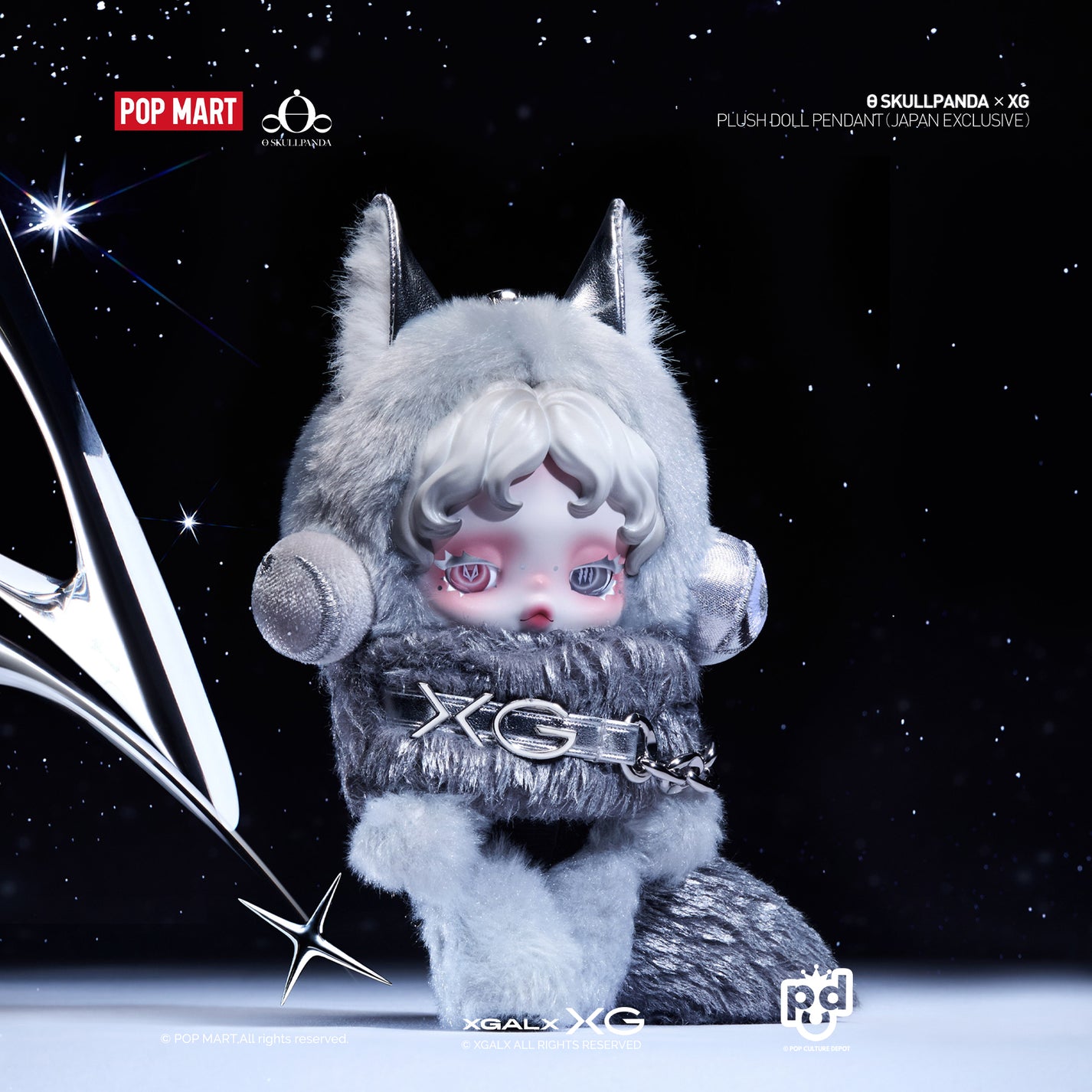 SKULLPANDA × XG Japan-Exclusive Collaboration Doll Pendant – POP ...