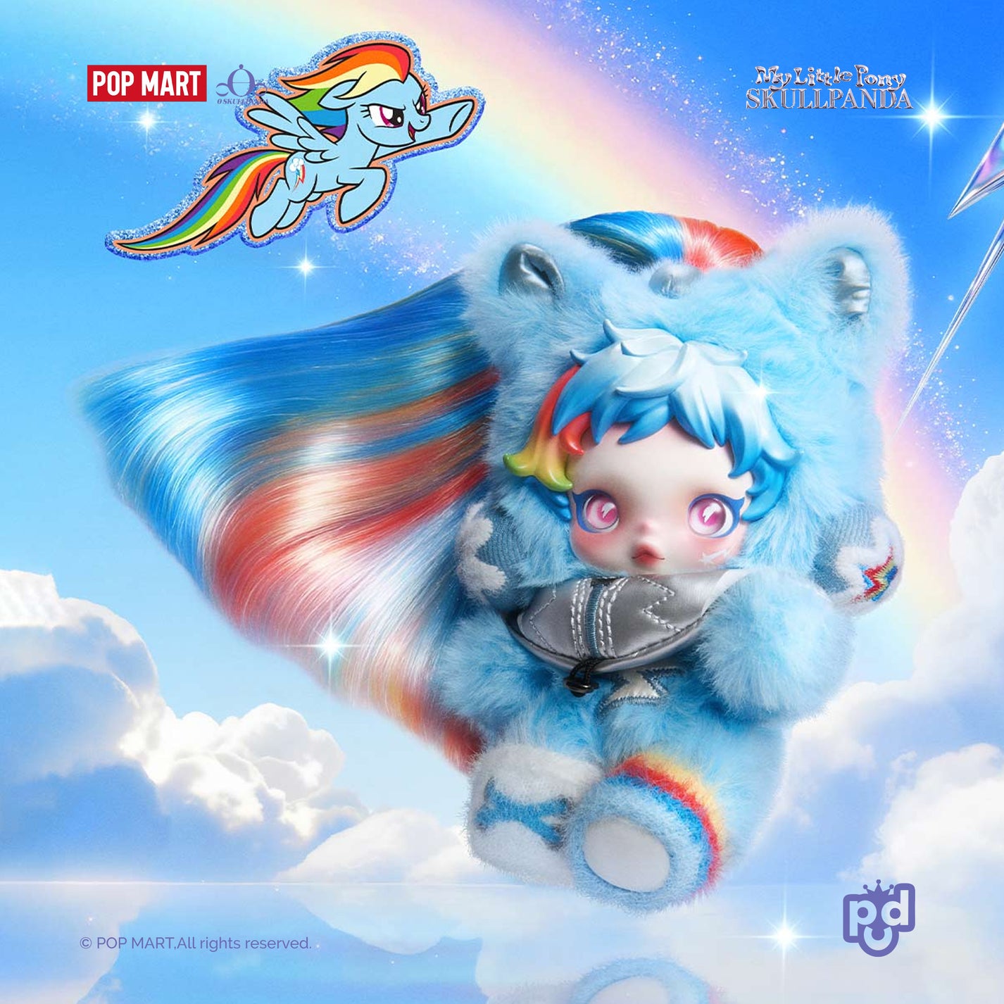 SKULLPANDA × My Little Pony Series Plush Doll Pendant – POP CULTURE DEPOT