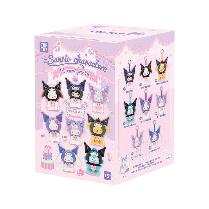Sanrio Characters Kuromi Party Keychain Series Plush Blind Box – TOPTO ...