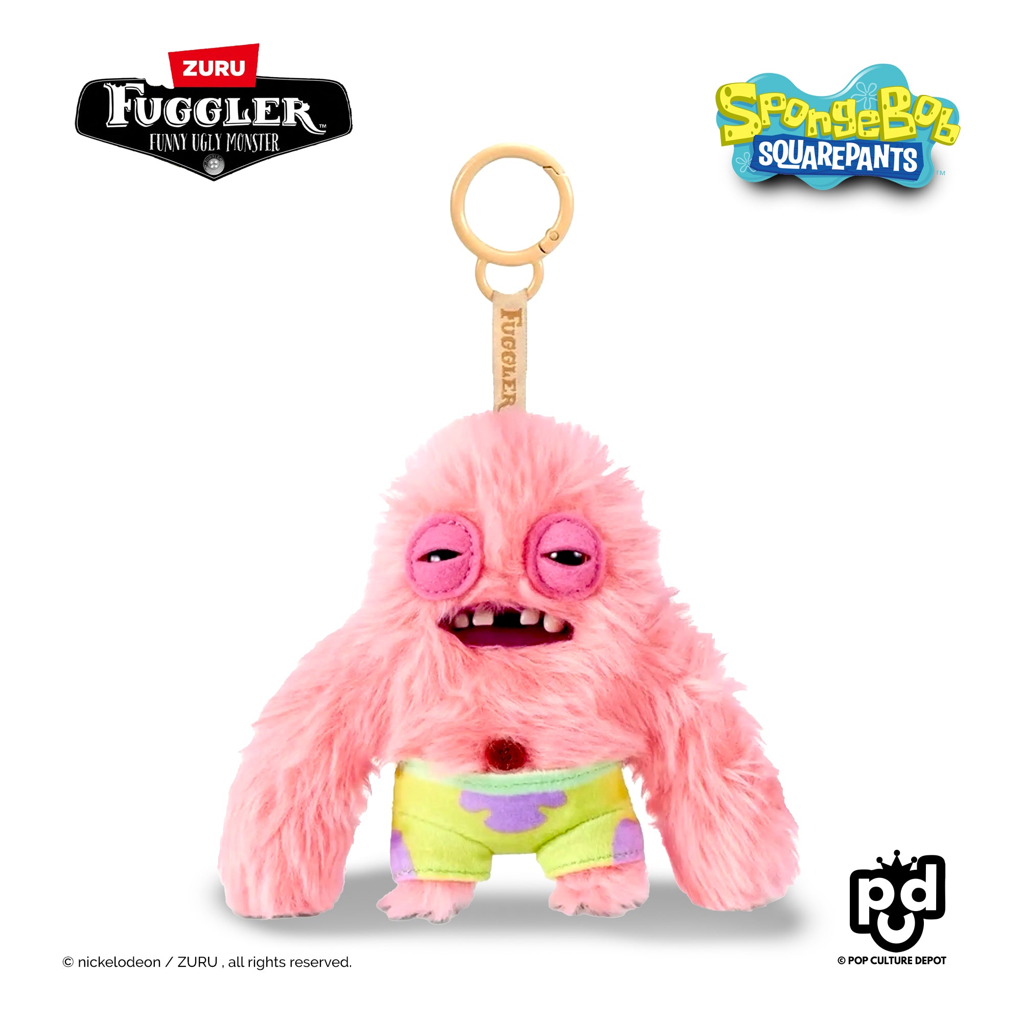 Fuggler Keyring Plush Pendant - Spongebob Squarepants Series (Patrick ...