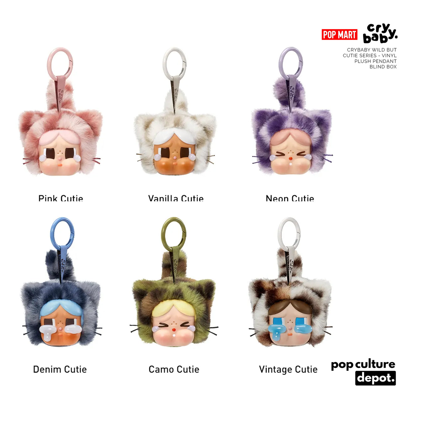Cry Baby Wild But Cutie Series - Vinyl Plush Pendant Blind Box – POP ...