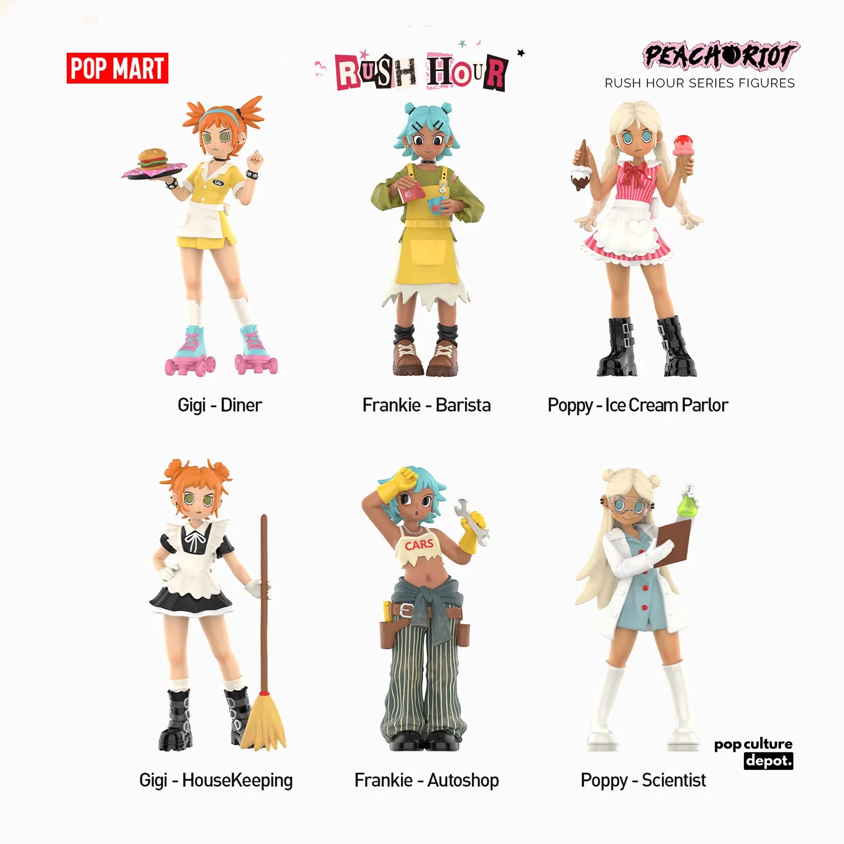 Pop Mart Peach Riot - Rush Hour Series Figures – POP CULTURE DEPOT